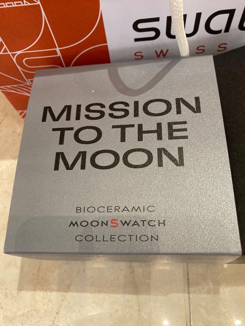 Receipt authentic Moon Omega X Swatch brand new, Luxury, Watches on ...