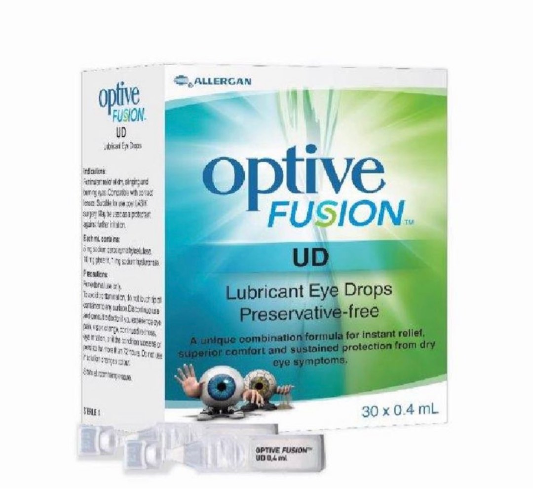 Refresh Optive Fusion Instant Relief Lubricant Eye Drops, Beauty ...
