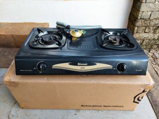RINNAI | RI-522C Double Burner Gas Stove, TV & Home Appliances, Kitchen ...