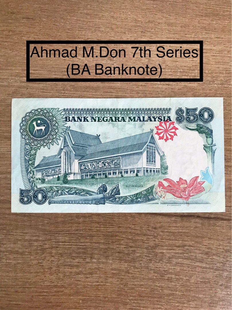 RM 50 Lima Puluh Ringgit Malaysia Ahmad Don RM50 Series 7th Siri 7 ...
