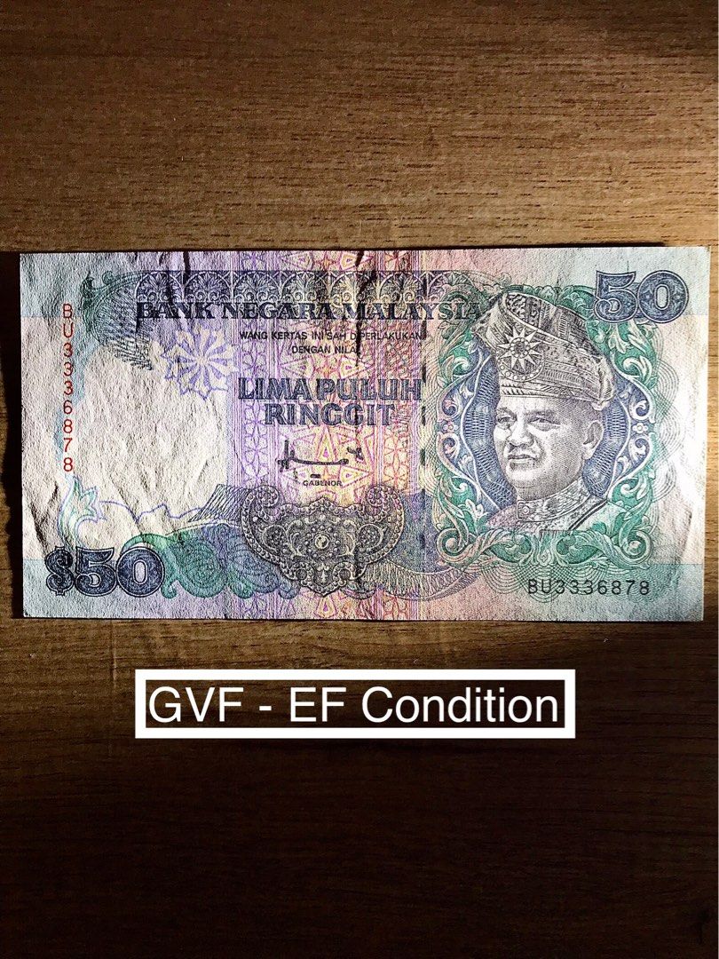 RM 50 Lima Puluh Ringgit Malaysia Ahmad Don RM50 Series 7th Siri 7 ...