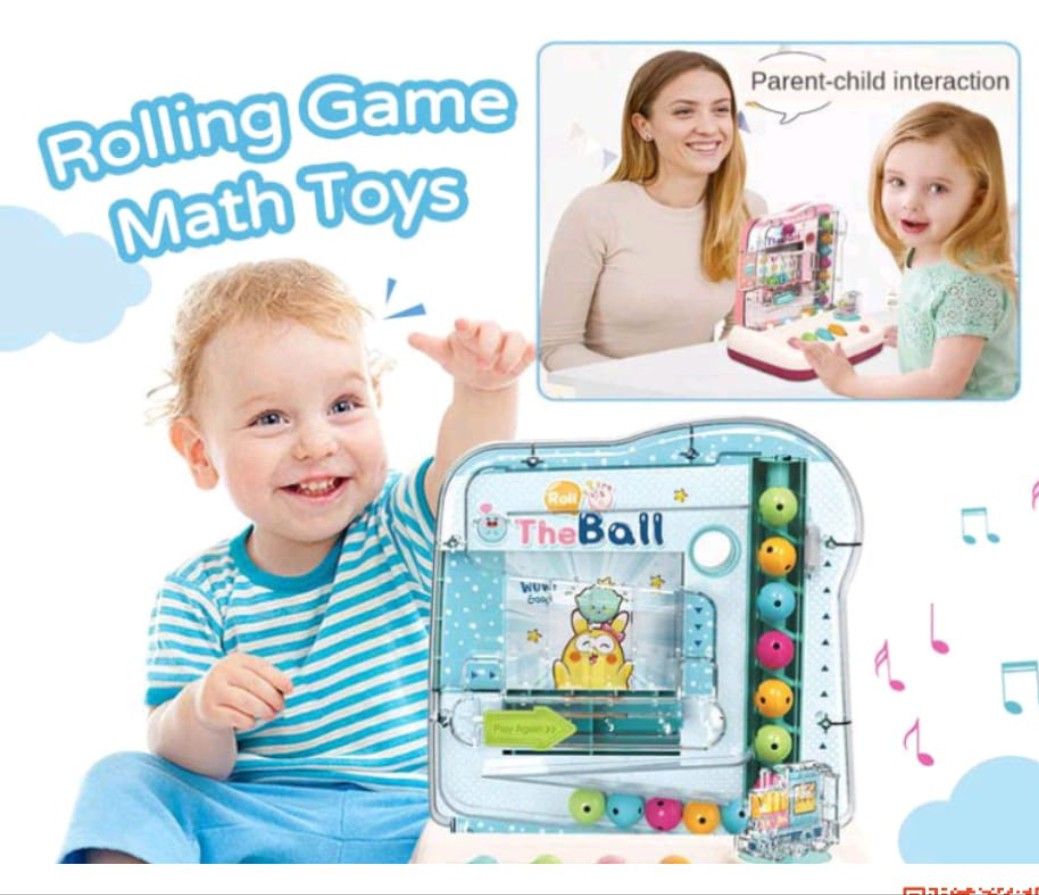 Rolling math game for kids, Hobbies & Toys, Toys & Games on Carousell