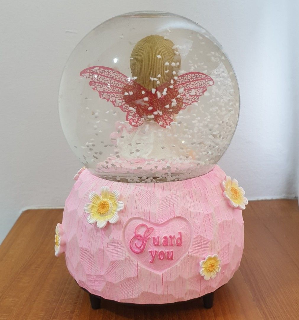 Rotating Musical Snow Globe/ Fairy Musical Box, Hobbies & Toys, Toys ...