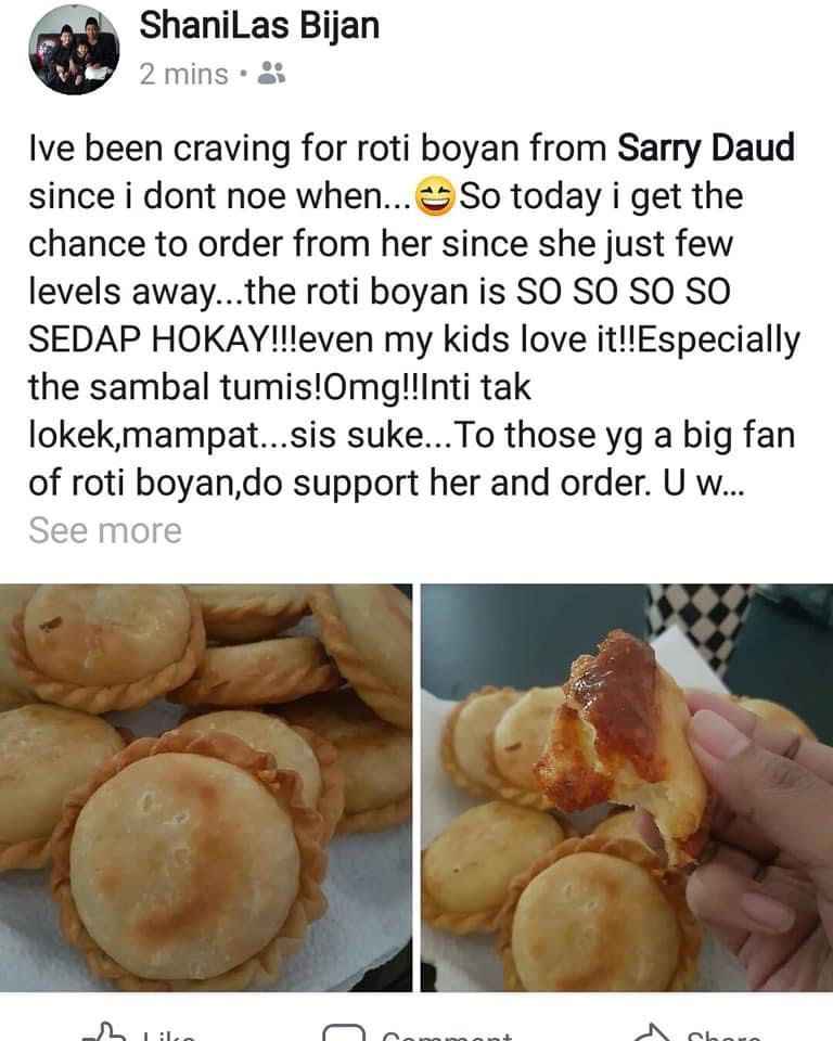 Roti boyan 30pcs frozen, Food & Drinks, Chilled & Frozen Food on Carousell