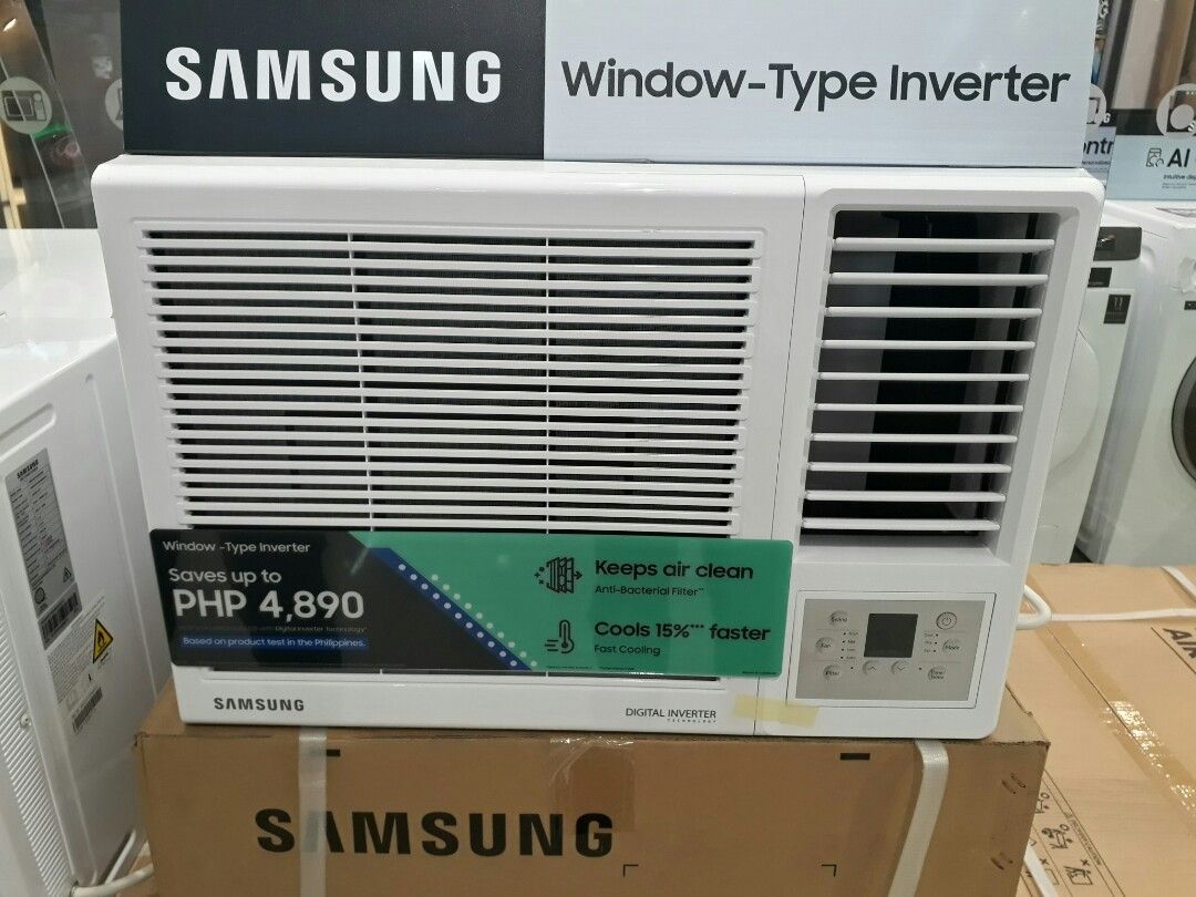 SAMSUNG WINDOW TYPE AIRCON (DIGITAL INVERTER), TV & Home Appliances ...