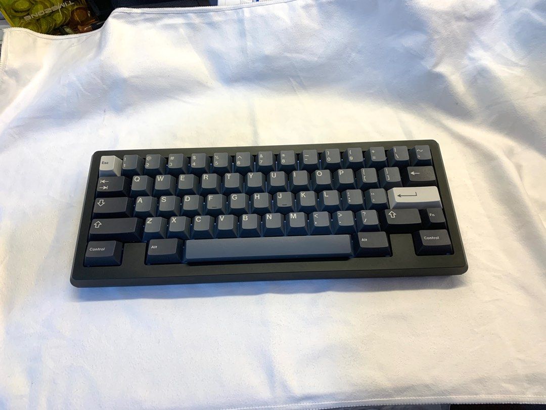 Sangeo60 WKL Black with blue pvd weight custom keyboard kit , Computers ...