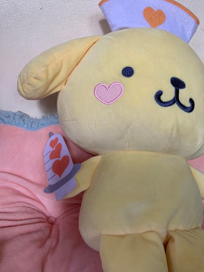 Sanrio Pompompurin Nurse Eikoh big Plush 14", Hobbies & Toys, Toys & Games on Carousell