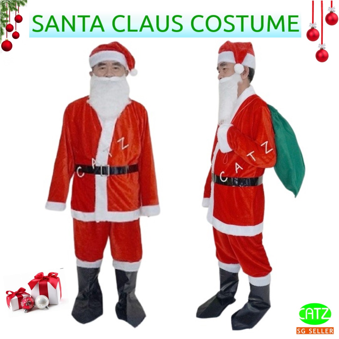 Santa Claus Costume Christmas Costume Party Costume Adult Santa Claus ...