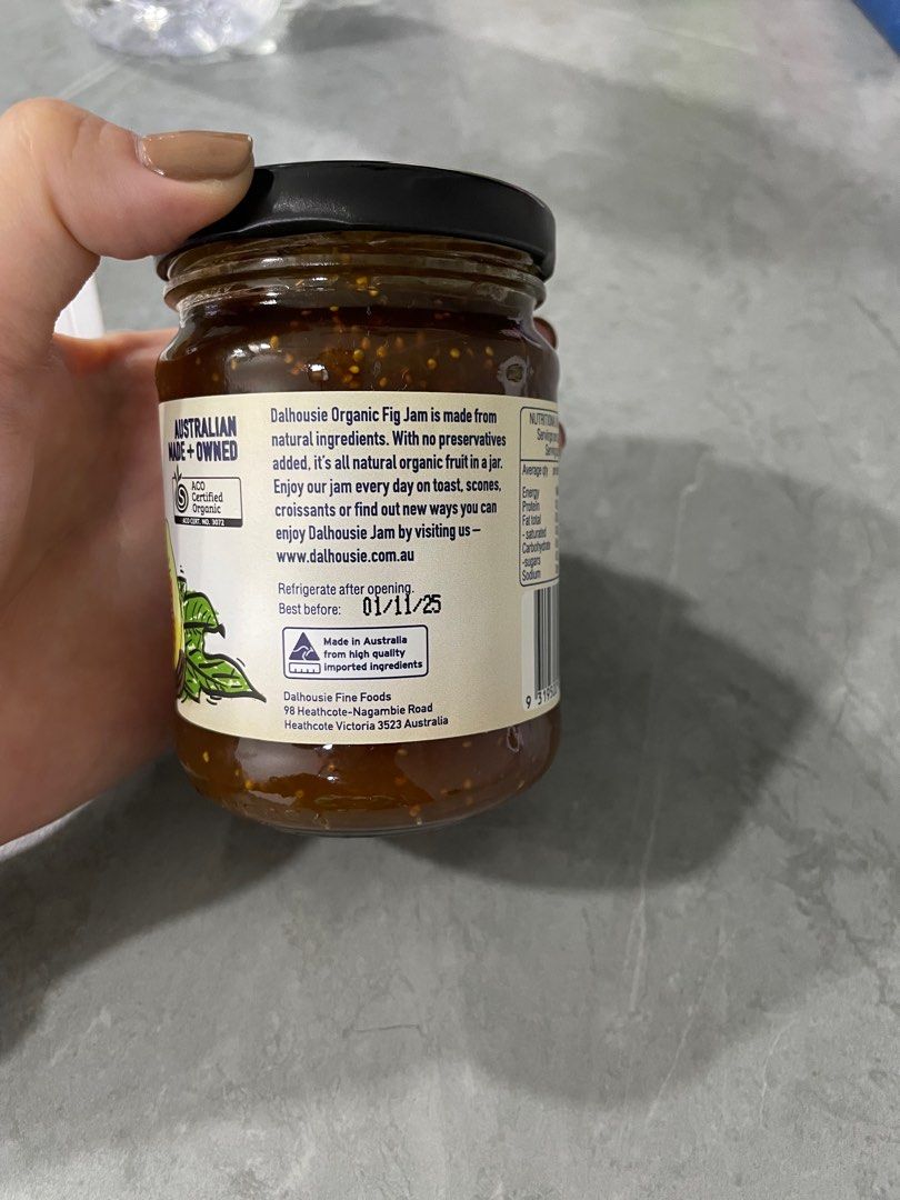 Scoop Wholefoods Organic Fig Jam 285g, Food & Drinks, Other Food ...