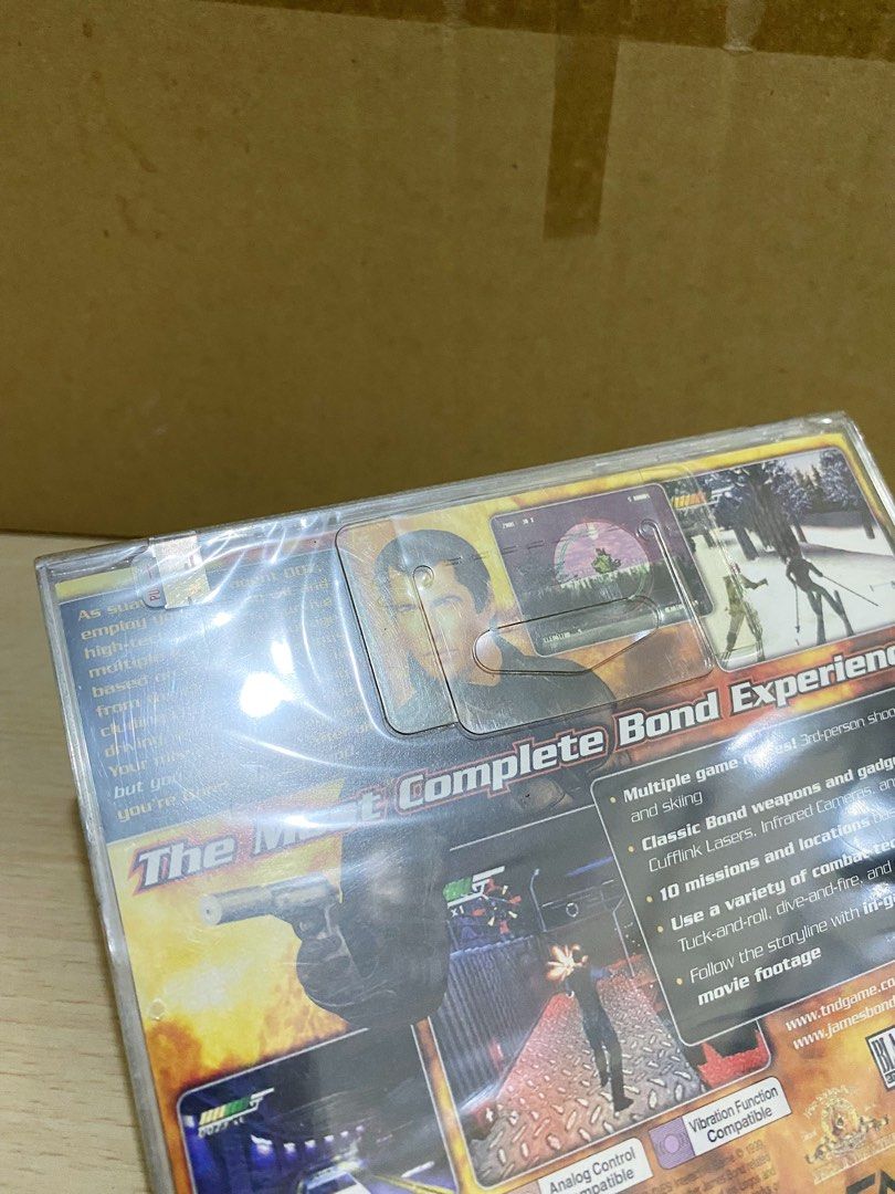 (SEALED) 007 Tomorrow Never Dies - James Bond - Playstation 1 Game ...