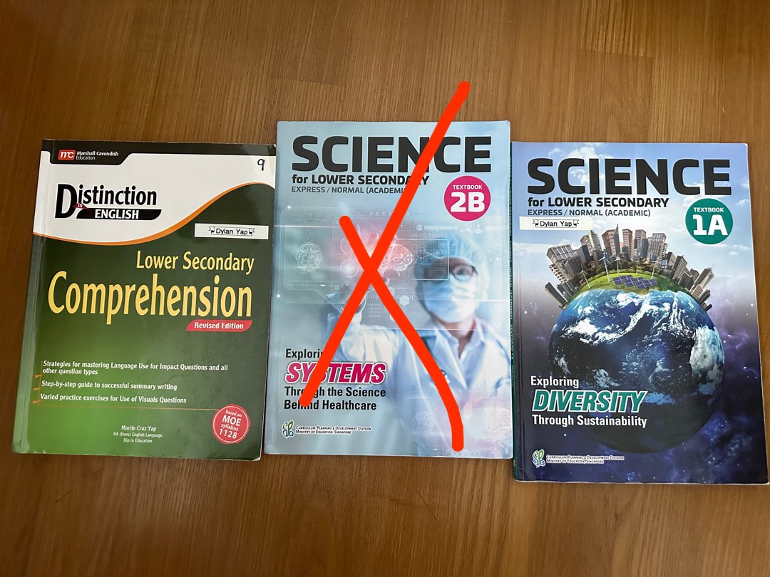 Sec 2 and 1 books $3 each, Hobbies & Toys, Books & Magazines, Textbooks ...