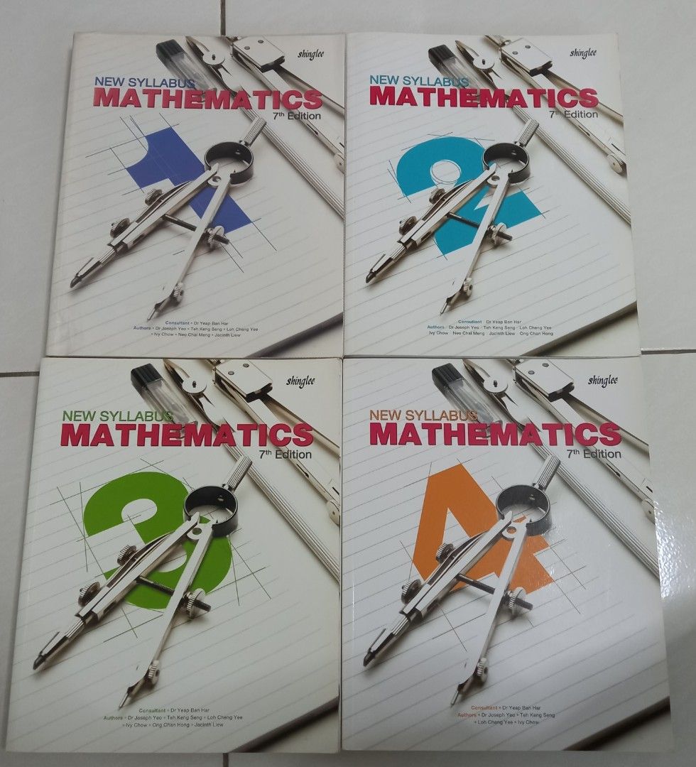 Secondary 1 to 4 E-Maths textbooks, Hobbies & Toys, Books & Magazines, Textbooks on Carousell