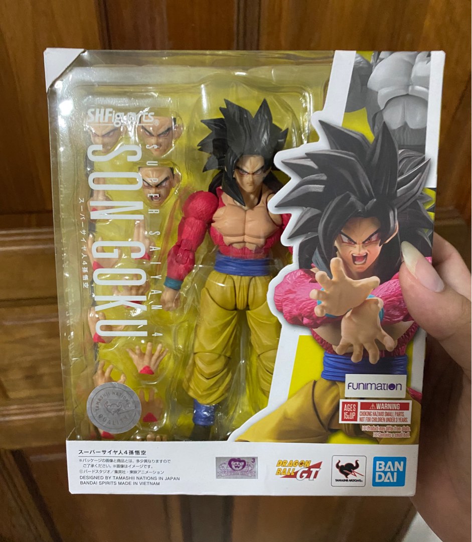 Shf s.h.figuarts dragon ball super saiyan 4 goku, Hobbies & Toys, Toys ...