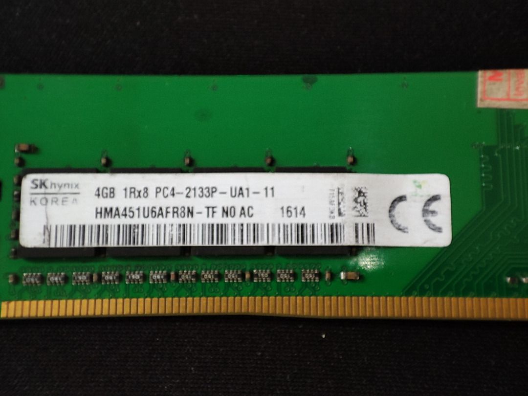 SK Hynix HMA451U6AFR8N-TF DDR4 2133 4GB 1Rx8 PC4-2133P-UA1-11 ... SK Hynix HMA451U6AFR8N-TF DDR4 2133 4GB 1Rx8 PC4-2133P-UA1-11 ...