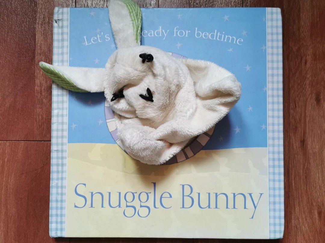 SNUGGLE BUNNY PUPPET BOOK, Hobbies & Toys, Books & Magazines, Children ...