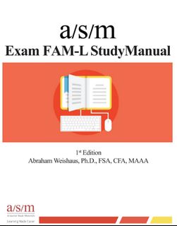 SOA Exam STAM ASM Study Manual in PDF, Hobbies & Toys, Books ...
