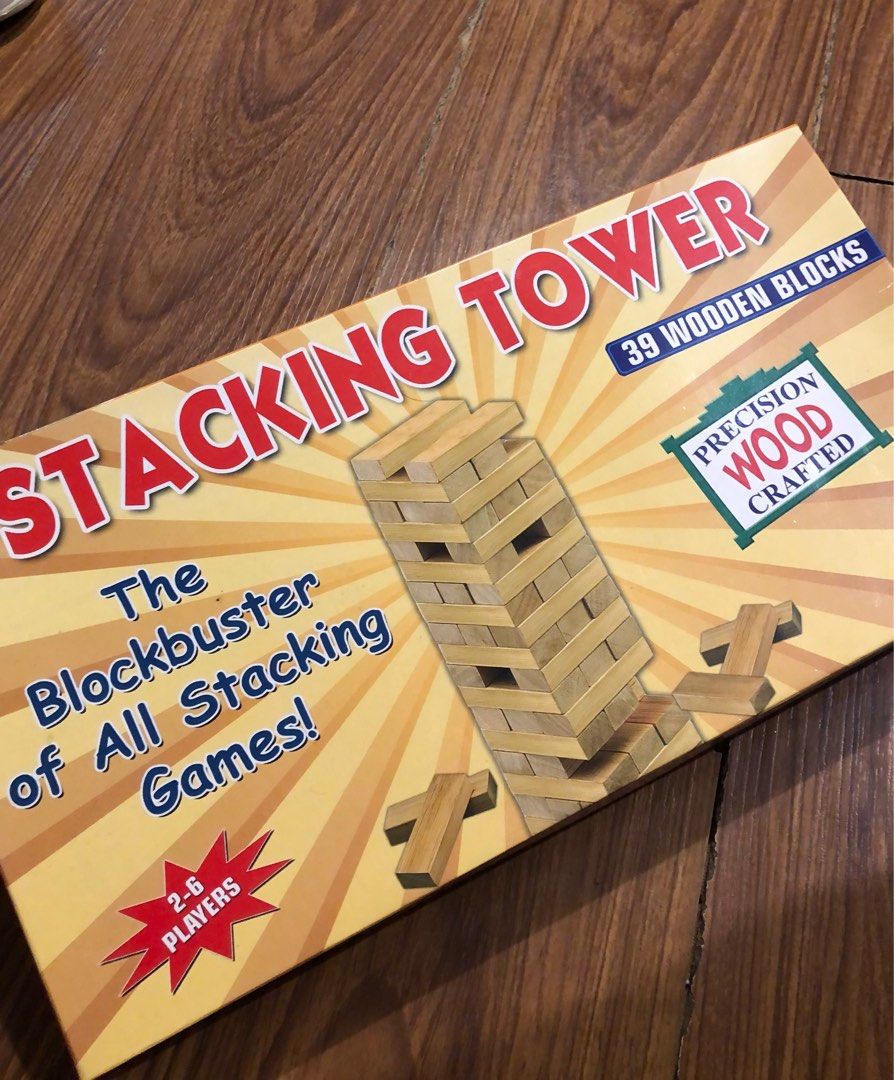 Stacking Tower - Game, Hobbies & Toys, Toys & Games on Carousell