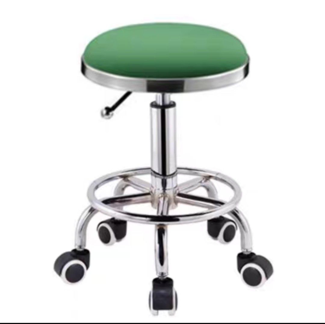 Stool chair with wheels, Furniture & Home Living, Furniture, Chairs on ...