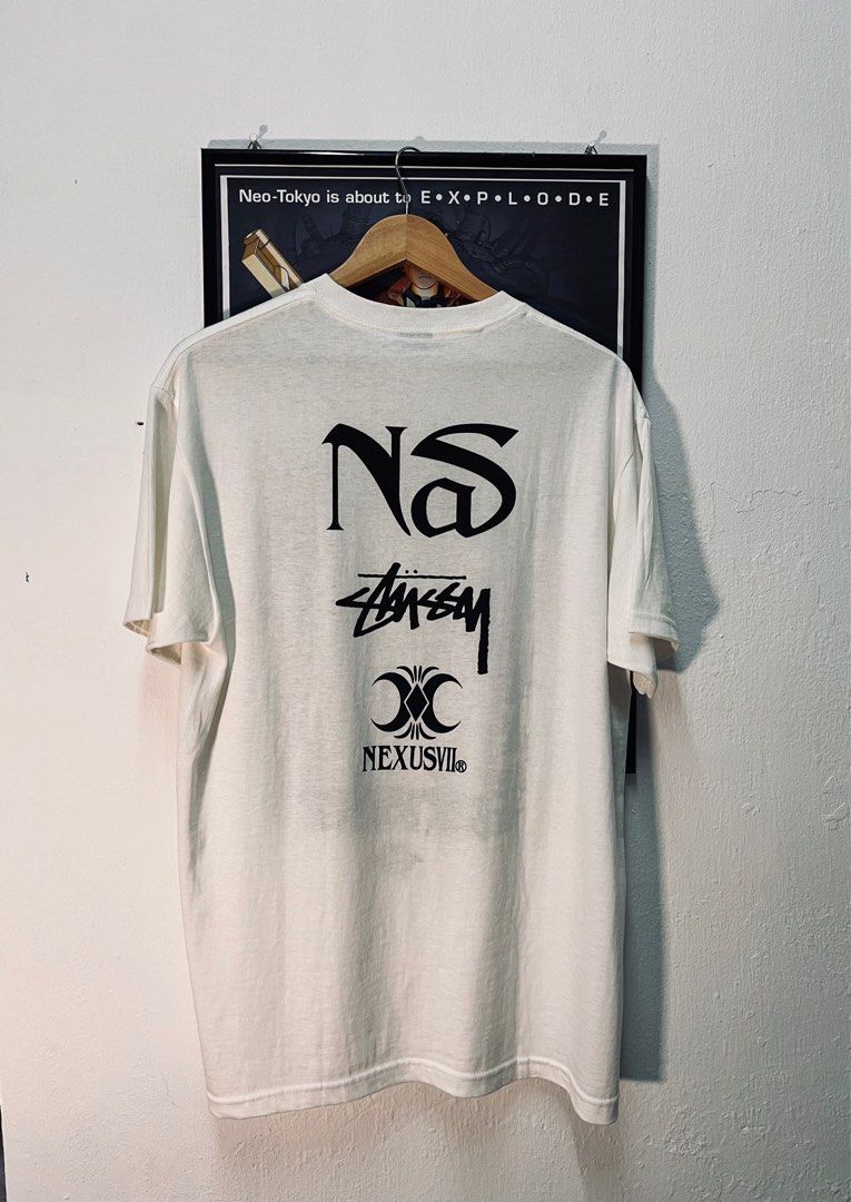 Stussy X Nas X Nexus 7, Men's Fashion, Tops & Sets, Tshirts & Polo Shirts on Carousell