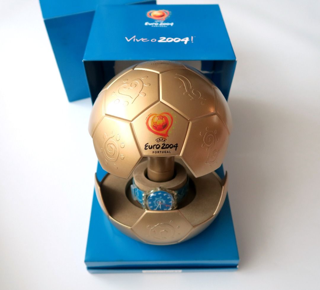 Swatch x UEFA Euro 2004 Commemorative Football Tournament Cup Watch ...