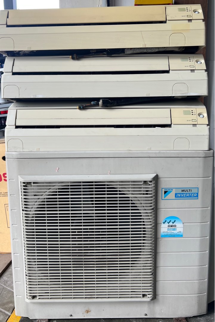 System 3 Daikin RECON/USED/SECOND-HAND Aircon, TV & Home Appliances, Air Conditioners & Heating ...