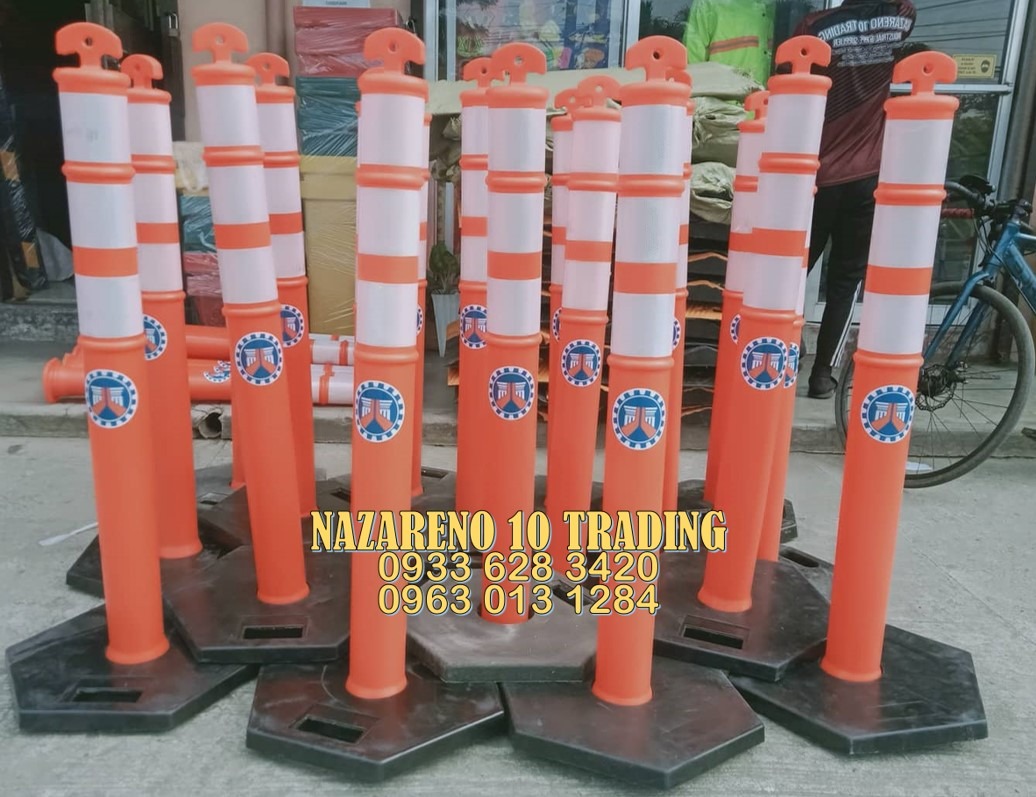 T - Bollard Post T - Bollard Post With Reflector / Safety Barrier Post ...