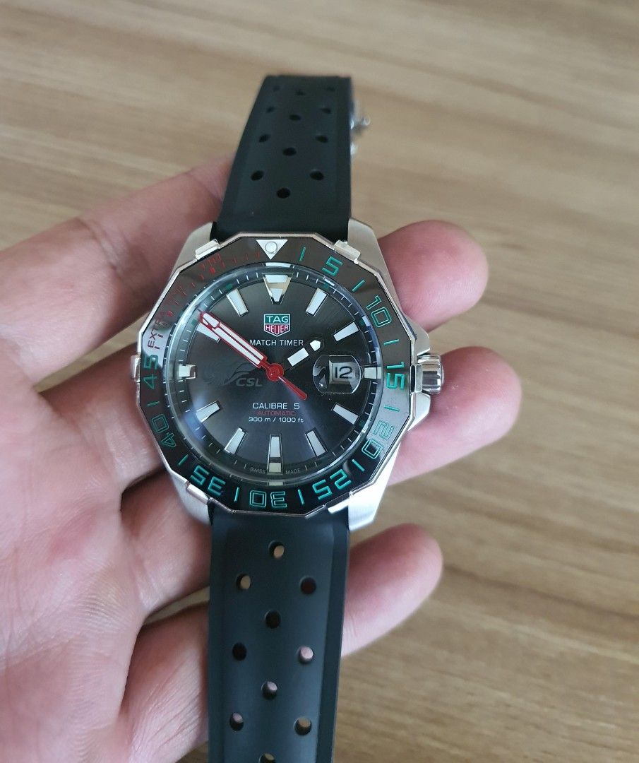 TAG HEUER MATCH TIMER AUTOMATIC, Barang Mewah, Jam Tangan di Carousell