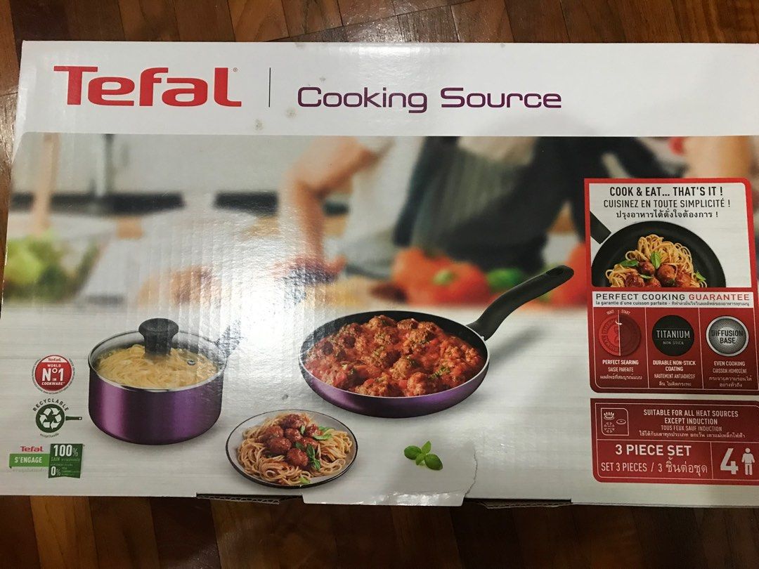 Tefal Pot and Pan, Furniture & Home Living, Kitchenware & Tableware ...