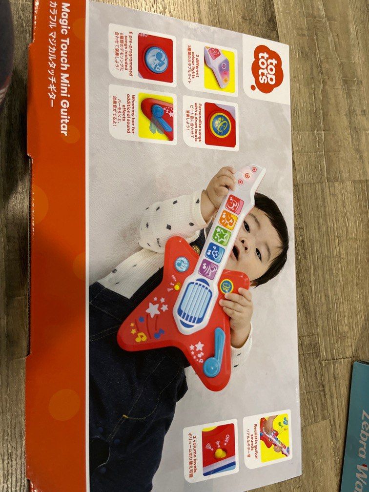 Top tots Magic Touch Mini Guitar, Babies & Kids, Infant Playtime on ...