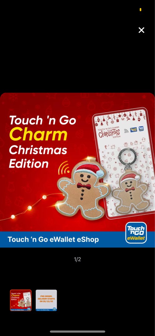 Touch n go Christmas limited edition (change address), Hobbies & Toys ...