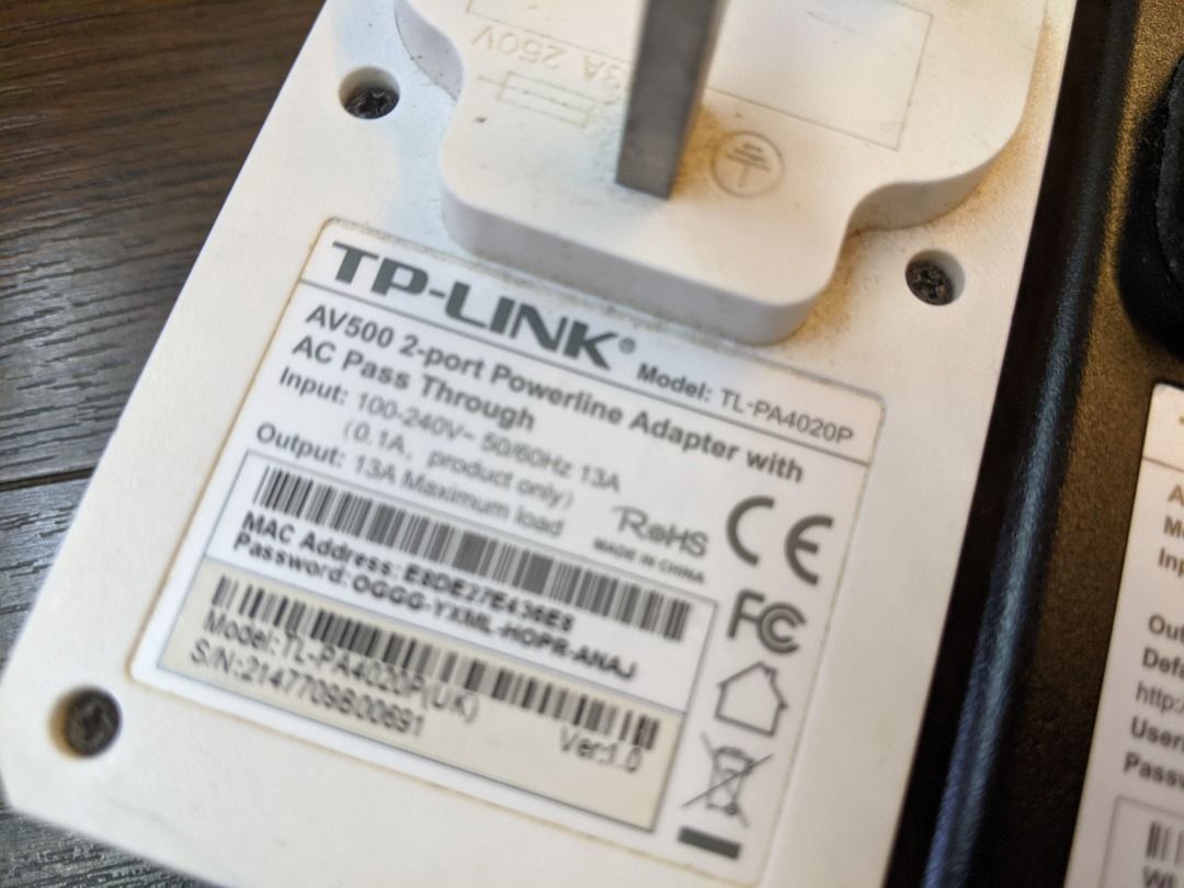 TP-Link TpLink AV500 Powerline WiFi Extender, Computers & Tech, Parts ...