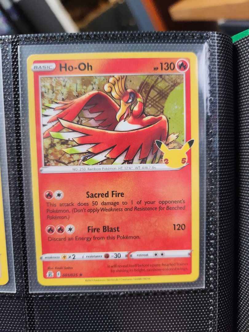 Wtt Trade Ho-oh (pokemon tcg pokemon 25 celebrations), Hobbies & Toys, Toys & Games on Carousell