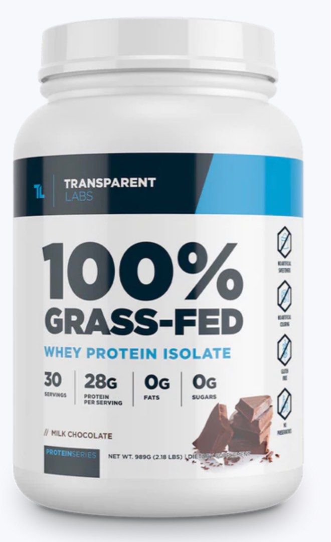 Transparent lab ~ whey isolate 4lbs, Health & Nutrition, Health ...