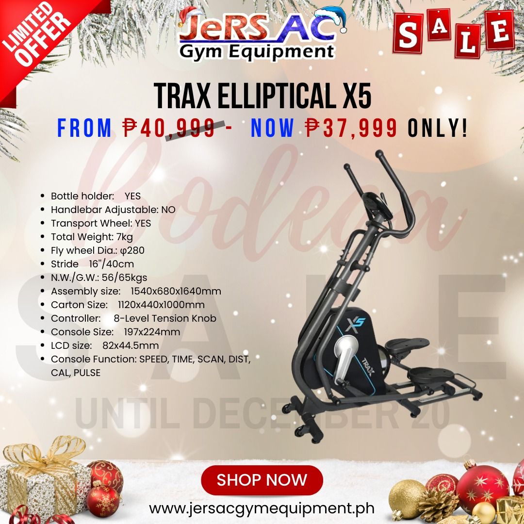 Trax Elliptical X5, Sports Equipment, Exercise & Fitness, Cardio ...