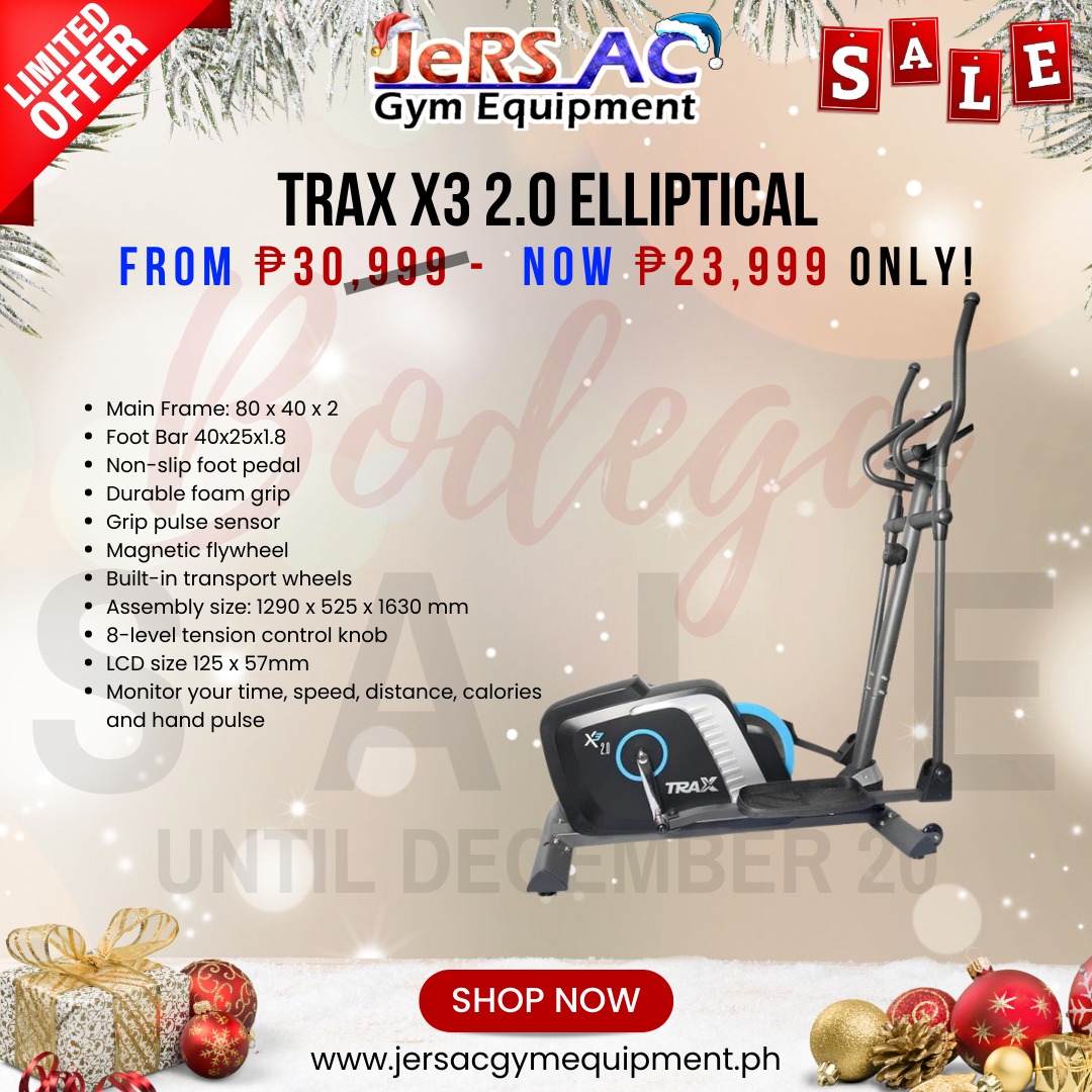 Trax X3 2.0 Elliptical, Sports Equipment, Exercise & Fitness, Cardio ...