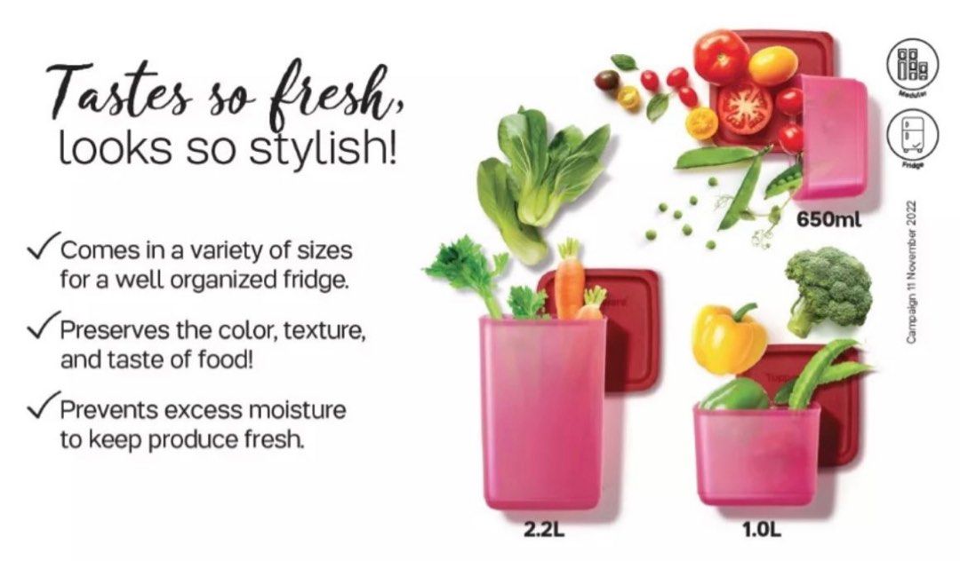 Tupperware So Fresh Set, Furniture & Home Living, Kitchenware ...
