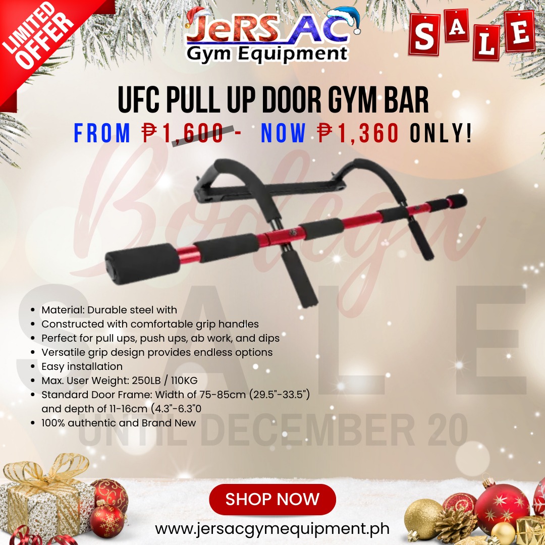 UFC Pull Up Door GYM Bar, Sports Equipment, Exercise & Fitness, Cardio ...
