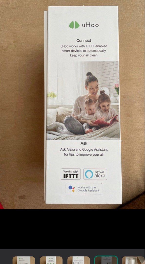 uHoo Smart Indoor Air Quality Sensor with Virus Index Monitor and 9 Detectors, TV & Home ...