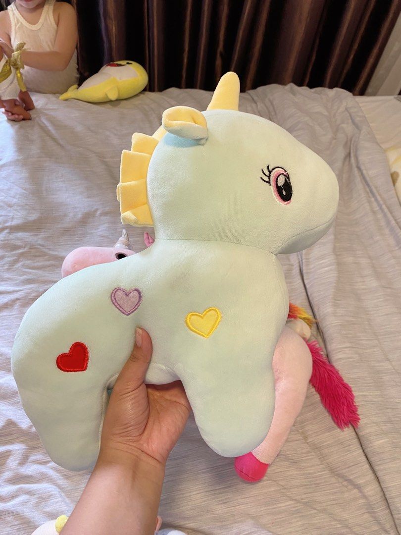 Unicorn Stuff Toys, Babies & Kids, Infant Playtime on Carousell