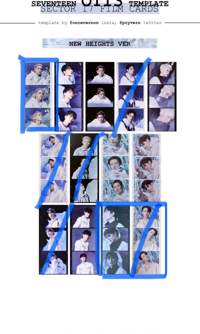 UPDATED WTT SVT SECTOR 17 NEW HEIGHTS PHOTOCARDS AND INSERTS, Hobbies ...