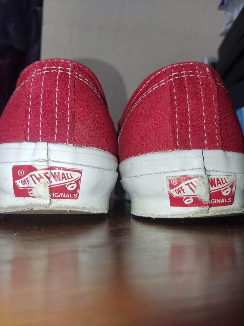VANS RED CHILI VAULT V2, Men's Fashion, Footwear, Sneakers on Carousell