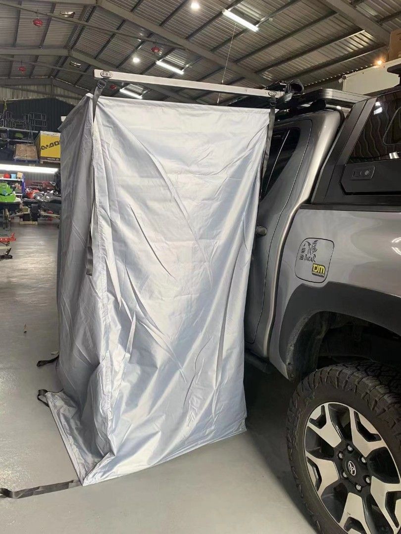 Vehicle System Nomadic Side Shower Room toilet. Car fold out shower ...