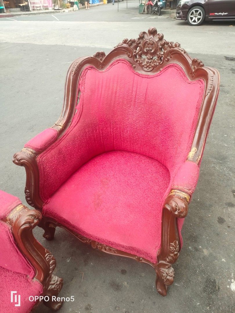 Victorian sala set, Furniture & Home Living, Furniture, Sofas on Carousell