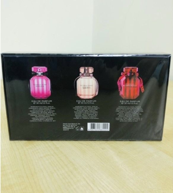 Victoria's Secret Bombshell Perfume Set of 3 Travel Size Miniature ...