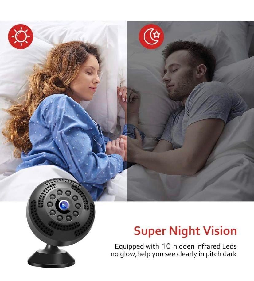 Victure 1080P FHD Mini Spy Camera Wireless Hidden Cam Rechargeable ...