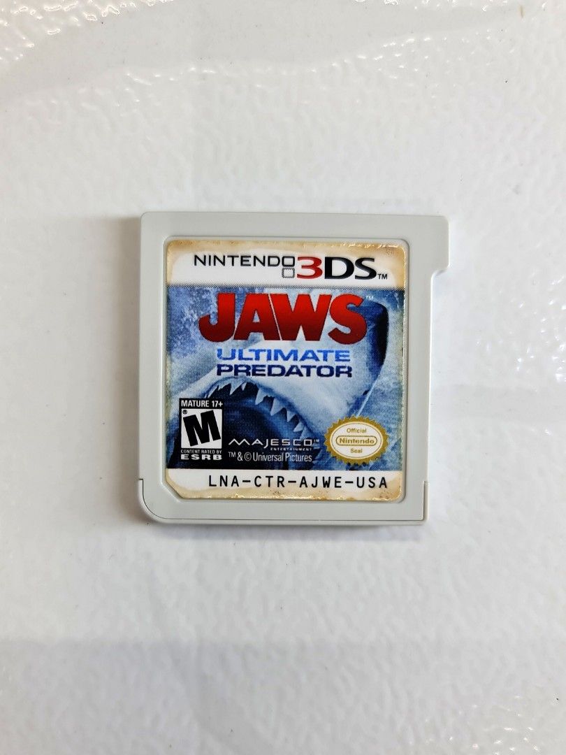 Video Game for Nintendo 3DS : Jaws: Ultimate Predator *Rare / Used ...