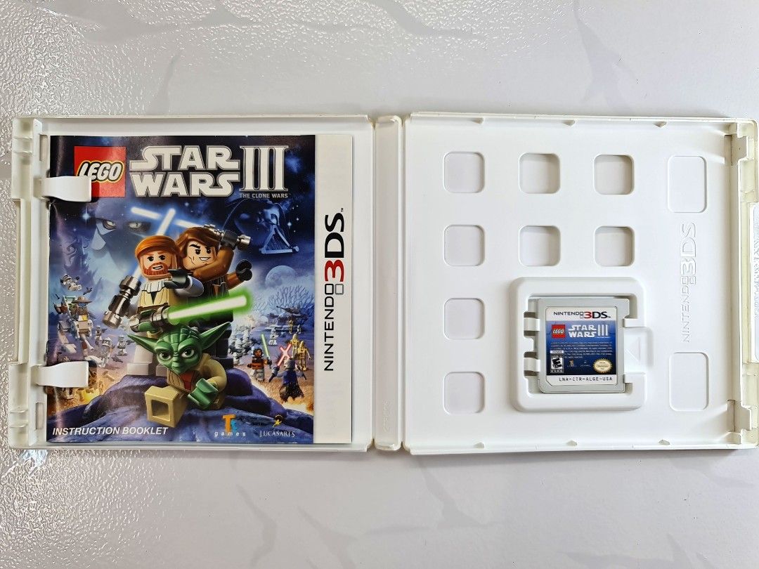 Video Game for Nintendo 3DS : Star Wars III The Clone Wars *Used ...