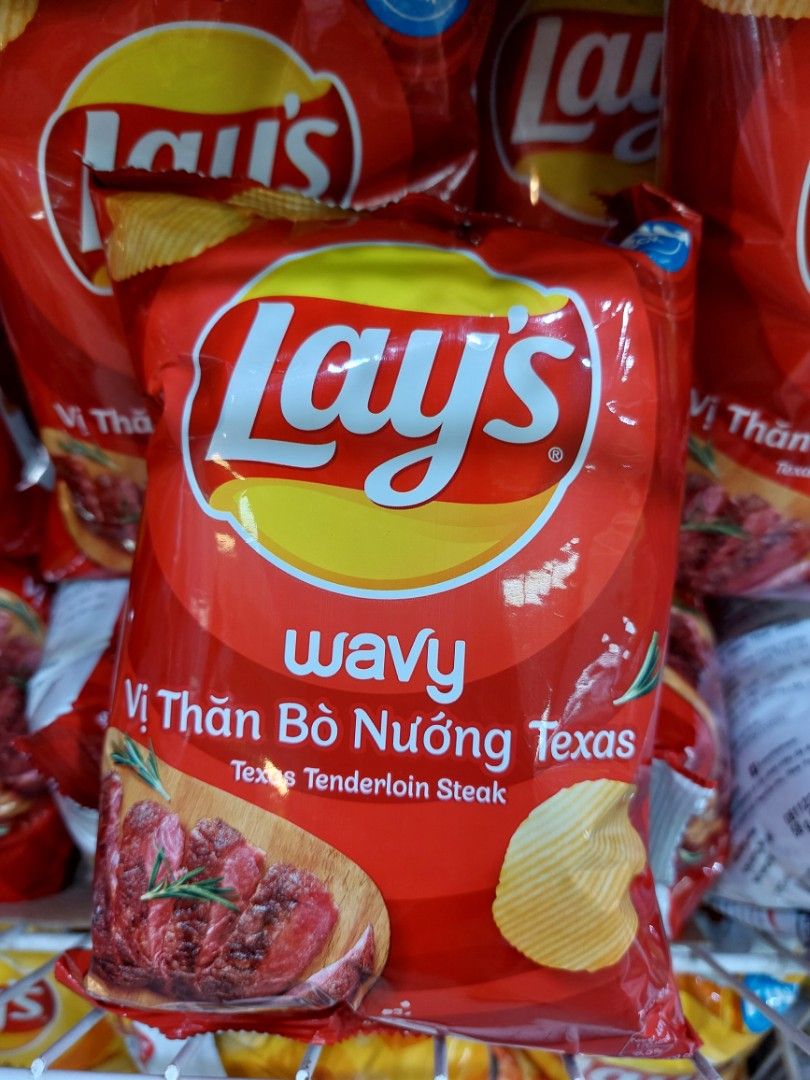 Vietnamese Lays Chips Potato Chips Snacks Tidbits Asian Flavoured Lays