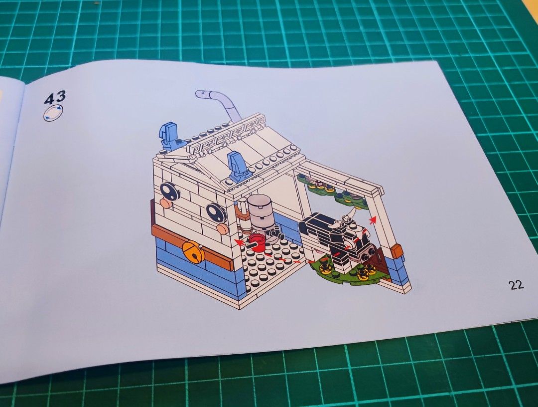 Viggi未及積木_真純牛奶店組裝說明書, 書籍、休閒與玩具, 玩具、公仔、桌遊在旋轉拍賣