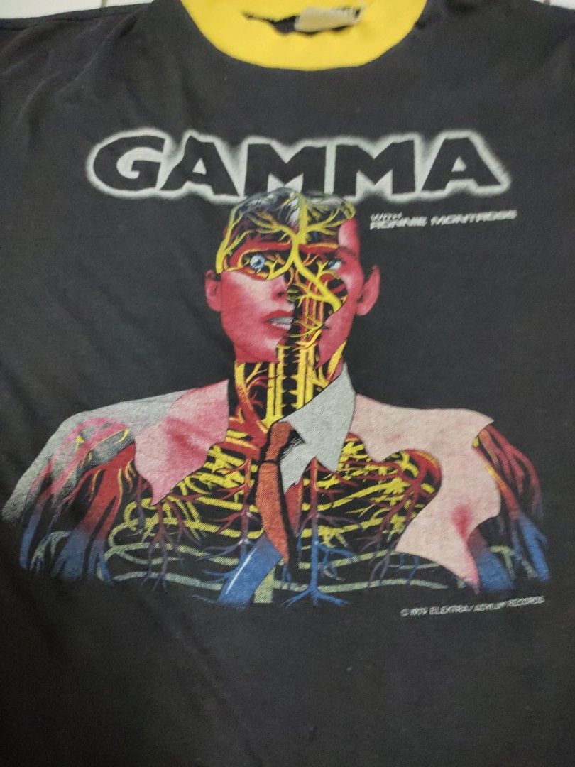 Vintage rare 70s gamma band shirt, Men's Fashion, Tops & Sets, Tshirts ...
